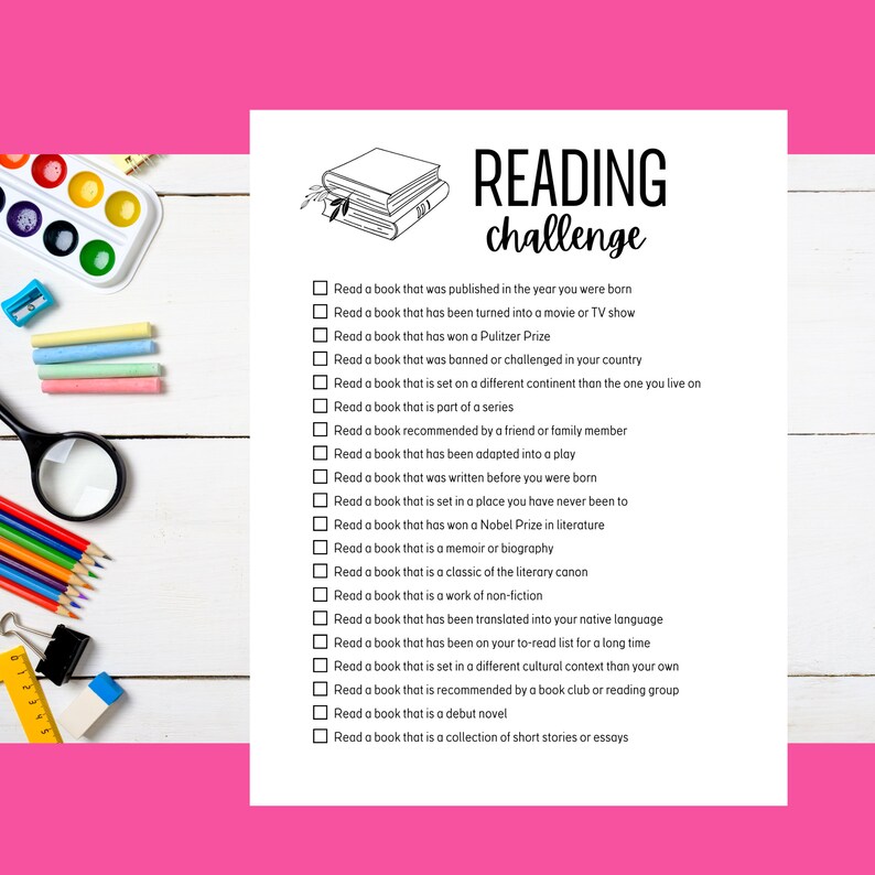 2024 Reading Tracker Printable, Bookshelf Reading Log 8X11 Letter Size ...