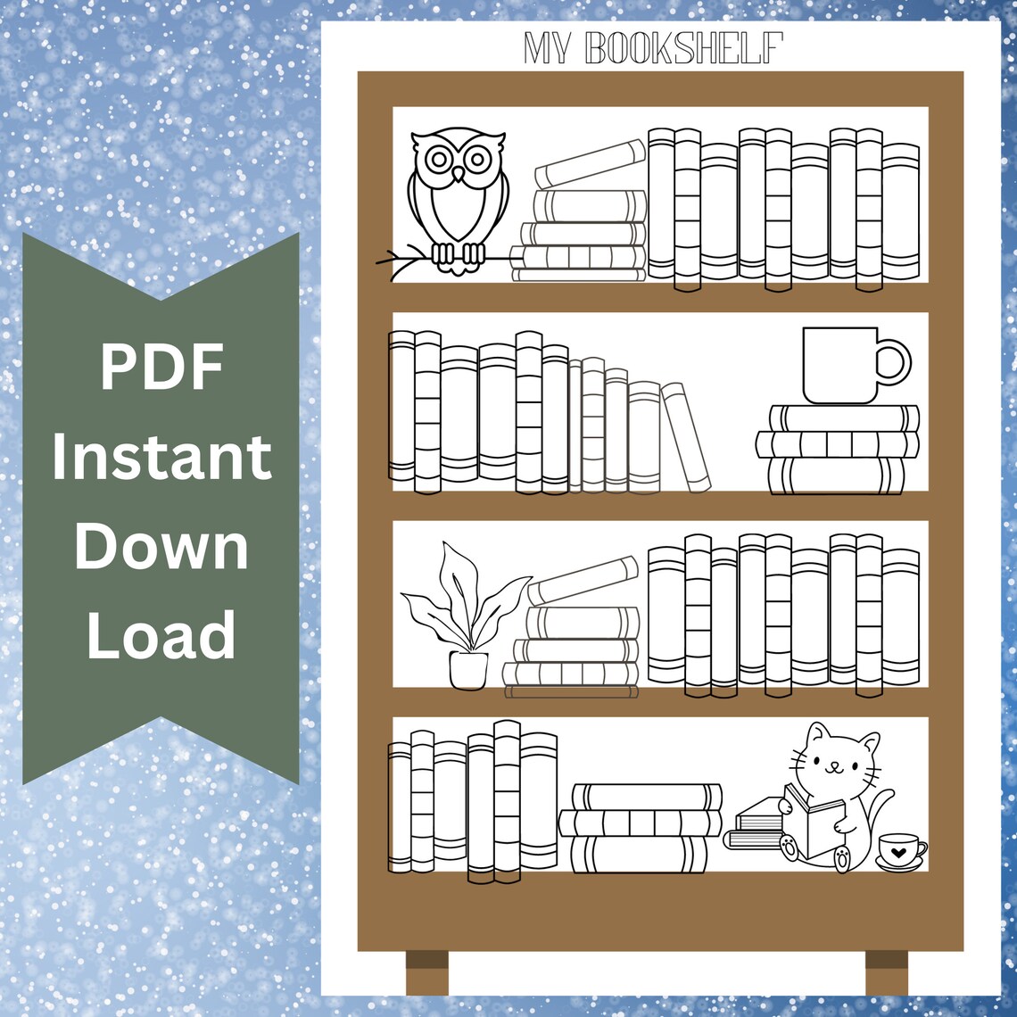 Book Tracker Printable, Bookshelf Reading Log, Books Ive Read, Reading ...