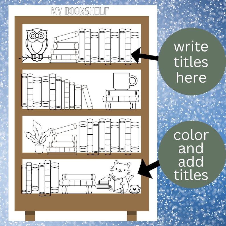 Book Tracker Printable, Bookshelf Reading Log, Books Ive Read, Reading ...