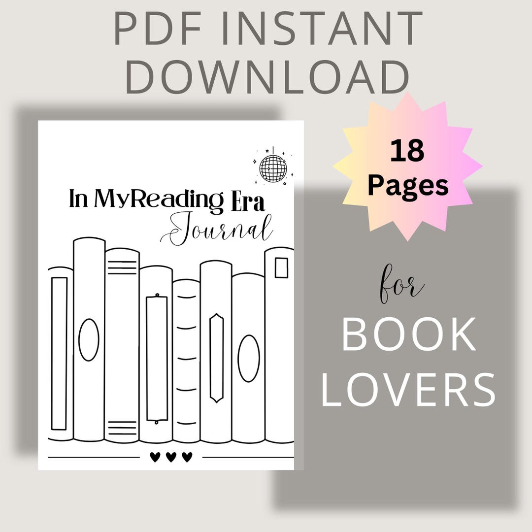 Reading Tracker Printable for Swifties, in Your Reading Era Book Lover ...