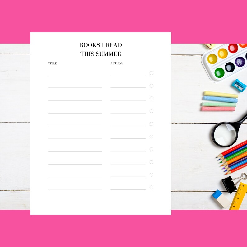 2024 Reading Tracker Printable, Bookshelf Reading Log 8X11 Letter Size ...