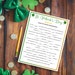 St Patrick's Day Mad Libs, St Patrick's Day Party Game, Mad Lib Game ...