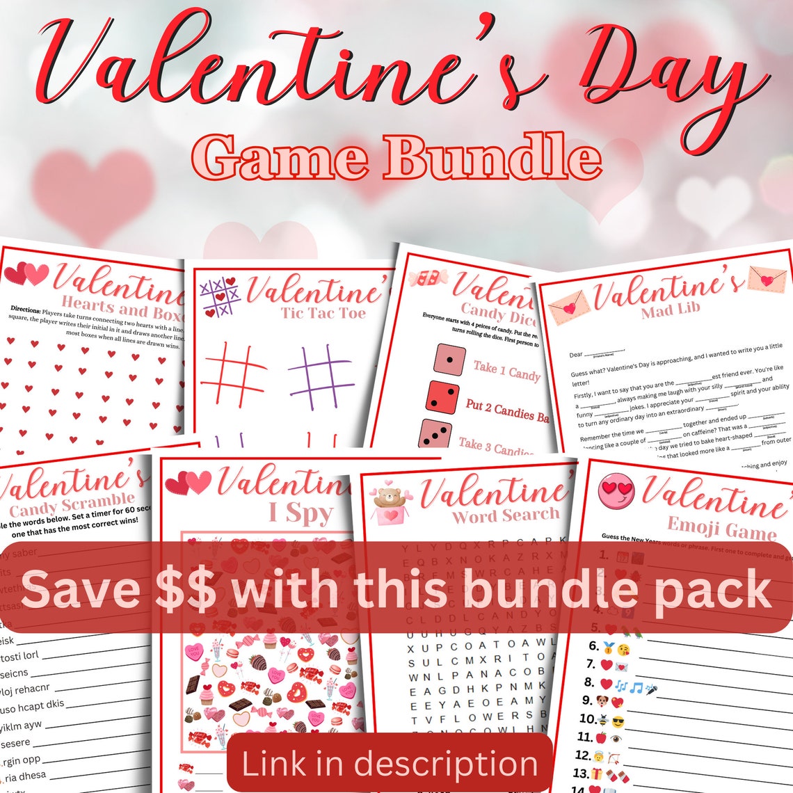 Valentines Day Mad Lib, Class Valentines, Valentines Day Party Games ...