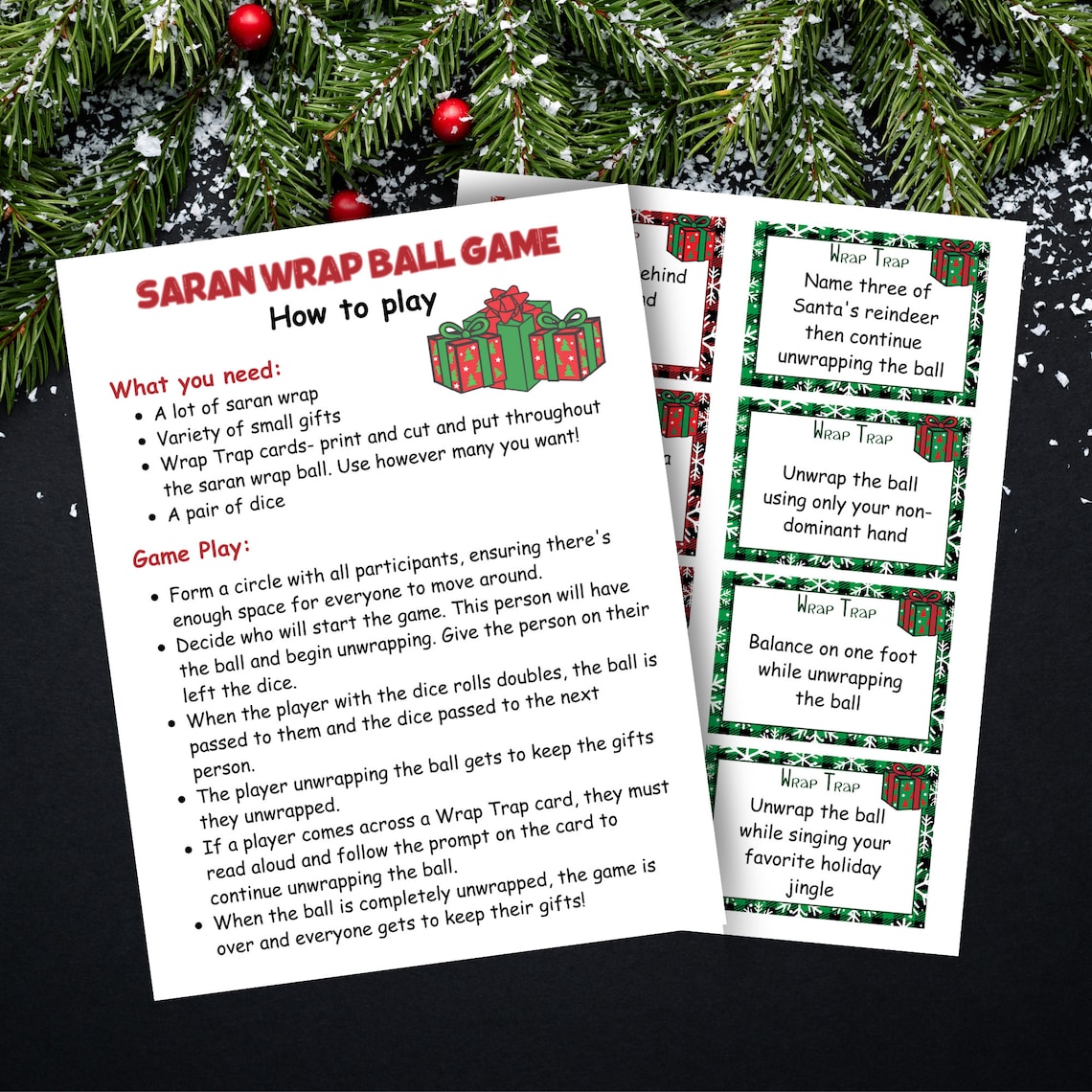 Saran Wrap Game, Saran Wrap Ball Game, Xmas Family Games, Saran Wrap ...