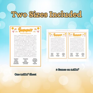 Summer Game Bundle, Summer Games for Adults and Kids, Family Summer ...