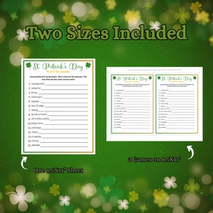 St Patrick's Day Game Bundle, St Patrick's Party Games and Activities ...