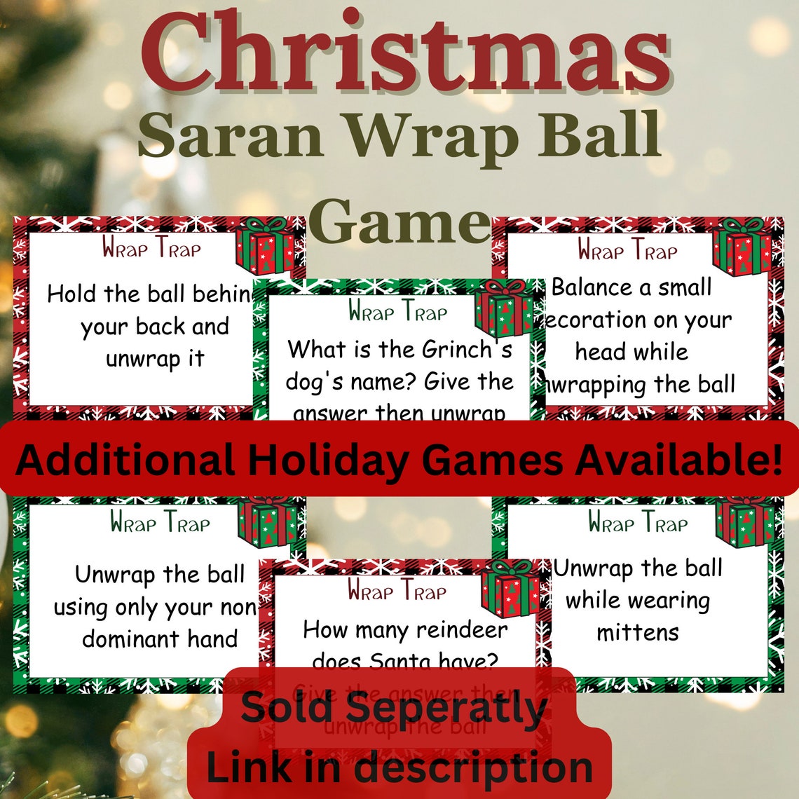 Christmas Word Scramble, Christmas Word Game, Christmas Party Game ...