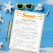 Summer Mad Libs, Family Summer Activities, Fun Summer Game, Printable ...