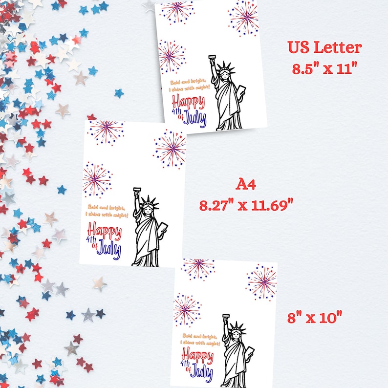 4th of July Handprint Craft, Statue of Liberty Handprint Printable ...