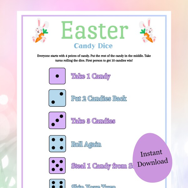 Easter Party Game - Etsy