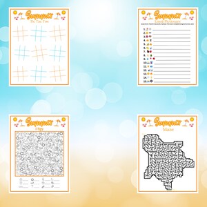 Summer Game Bundle, Summer Games for Adults and Kids, Family Summer ...