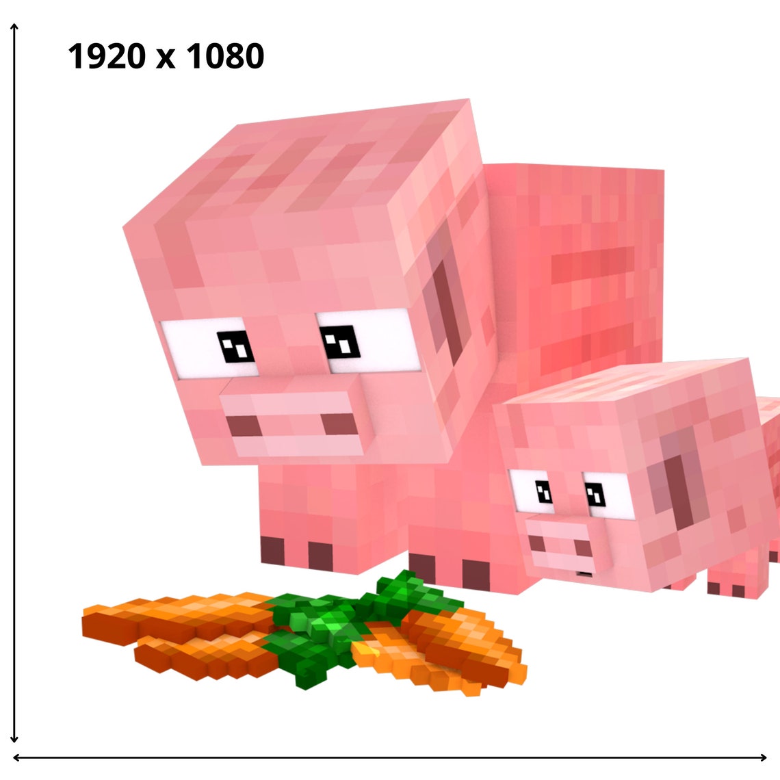 Minecraft Pig Png, Minecraft SVG, Minecraft PNG, Minecraft Clipart ...