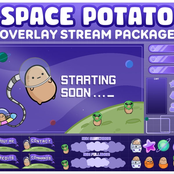 Twitch Potato Stream - Etsy