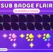 Twitch Sub Badge Honey Bees (SET OF 18) Cute Twitch Badges Bee Badge ...