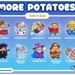 Twitch Emotes Pack Firefighter Potato (SET OF 15) Emotes Bundle Twitch ...
