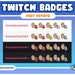 Twitch Sub Badges Fart Potato (SET OF 10) Funny Twitch Badges Poop Sub ...