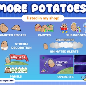 Channel Points Icon Funny Potato Channel Points Twitch - Etsy