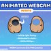 Webcam Overlay Animated Potato Funny Twitch Webcam Border Vtuber Assets ...