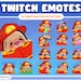 Twitch Emotes Pack Firefighter Potato (SET OF 15) Emotes Bundle Twitch ...