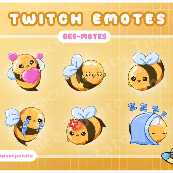 Cute Bee Vtuber - Etsy