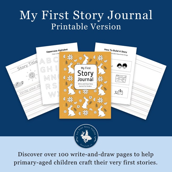 Rabbit Write & Draw Journal Pages for Toddlers and Primary - Etsy UK