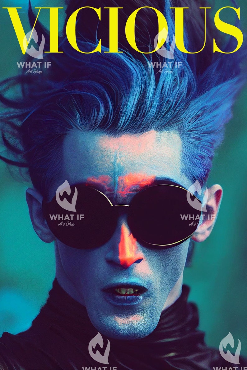 Hades, Ade, Hercules, Villain, Vogue, Cover, Magazine, Glasses, Poster ...