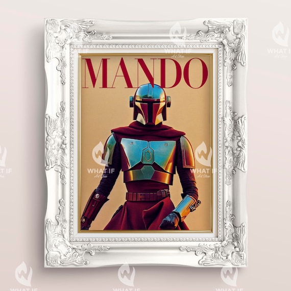 Mandalorian Mando Star Wars Vogue Cover Magazine - Etsy