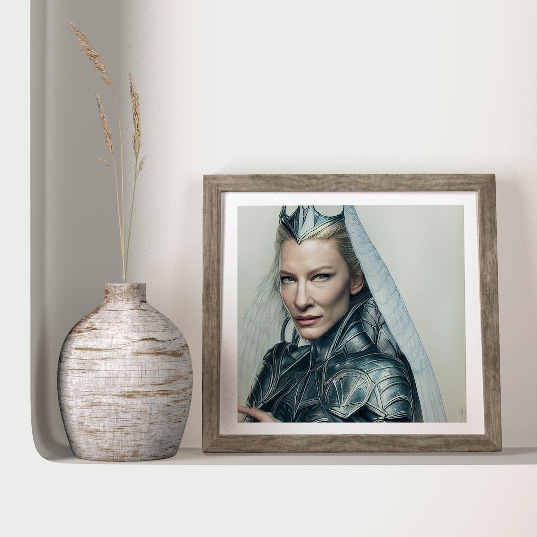 Galadriel, Cate Blanchett, Poster, the Rings of Power, Character, Print ...