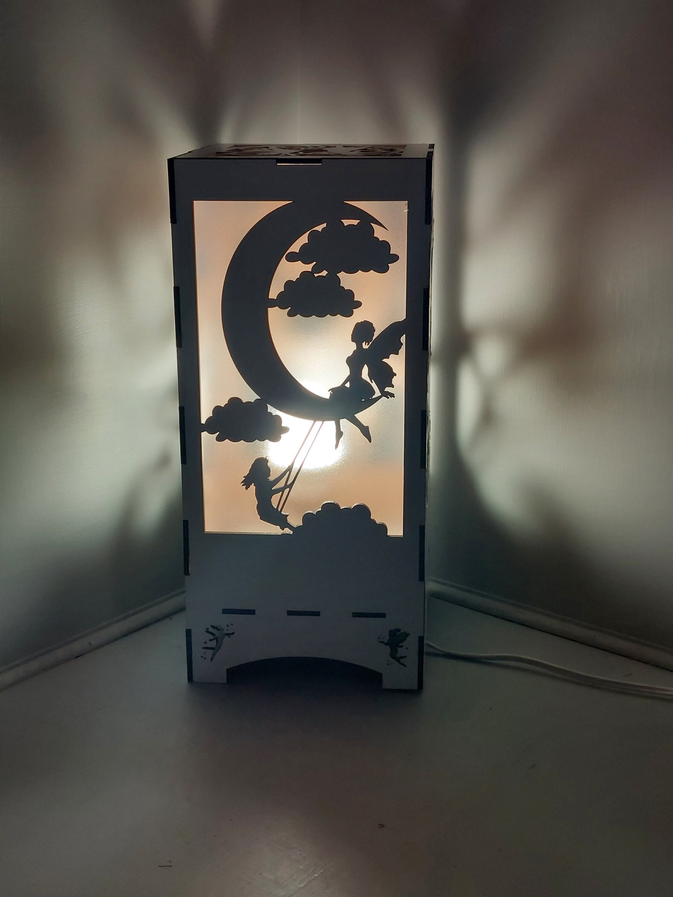 Laser Cut Fairy Lamp Digital File. Table Lantern, Room Decoration SVG ...