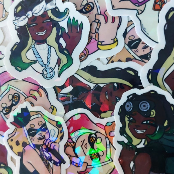 Splatoon Pearl Sticker - Etsy