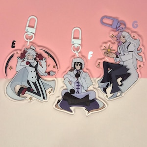 Bungo Stray Dogs Acrylic Keychain - Dazai, Chuuya, Atsushi, Akutagawa ...