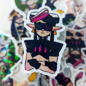 SPLATOON SQUID SISTERS | Idol Stickers | Callie Marie | Holographic ...