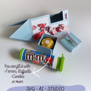 M&M Minis Tube Box Template: DIY Favor Box (digital Download) - Etsy