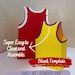 Basketball Jersey Box SVG Template: Sports Favor Box (digital Download ...