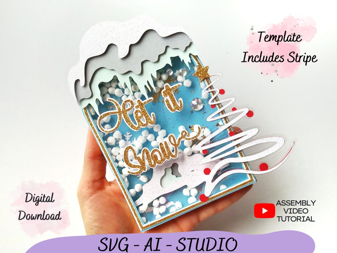 Let It Snow Caketopper SVG File, Snow Arch Cake Topper, Frozen Topper ...