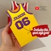 Basketball Jersey Box SVG Template: Sports Favor Box (digital Download ...