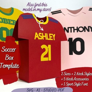 Basketball Box SVG, Jersey Box Template, Sports Box, Uniform Gift Box ...