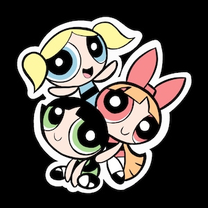 Cartoon Character Sticker Pack - Etsy