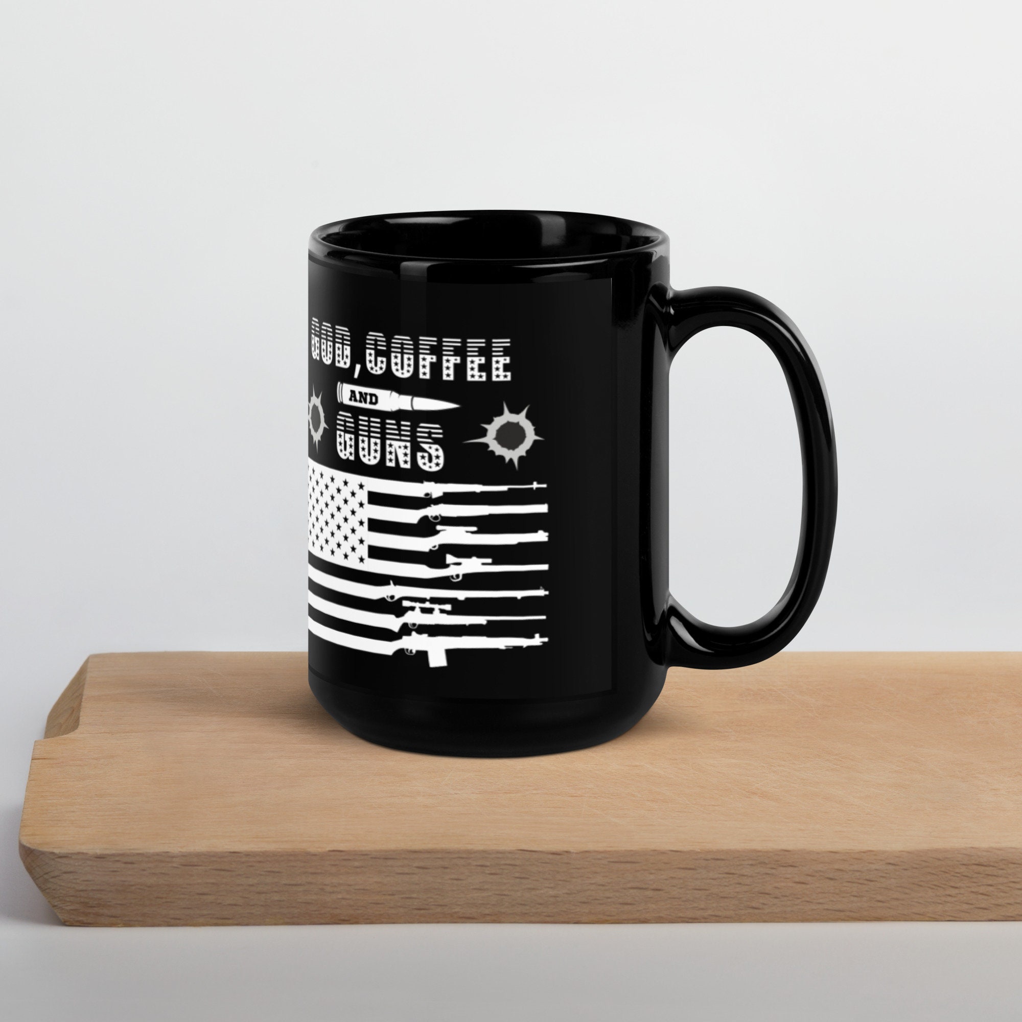 God Coffee and Guns Mug Guns and Coffee Mug Guns Guns Coffee Guns and ...