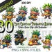 30 Cute Pineapple Clip Art Bundle, Exclusive PNG & SVG Bundle ...