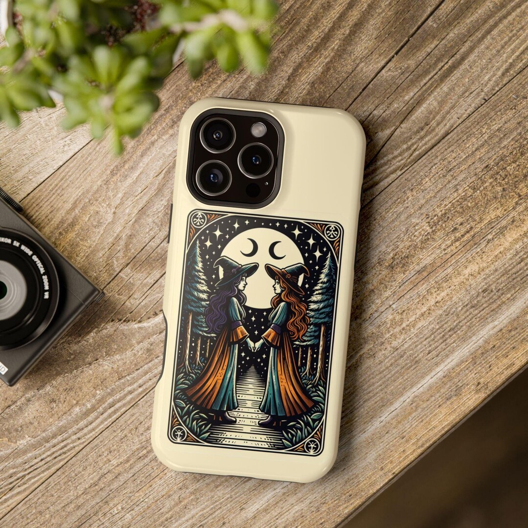 Tarot Card Witch iPhone Case, Witchy Phone Case, Wiccan Phone Case ...
