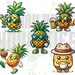 30 Cute Pineapple Clip Art Bundle, Exclusive PNG & SVG Bundle ...