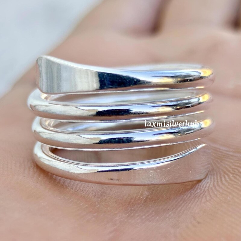 Sterling Silver Thumb Ring - Etsy