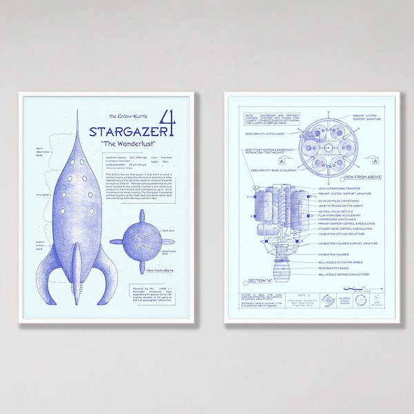 Rocket Engine Poster - Etsy