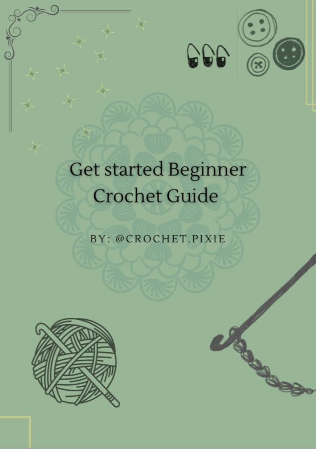 Get Started Beginner Crochet Guide - Etsy