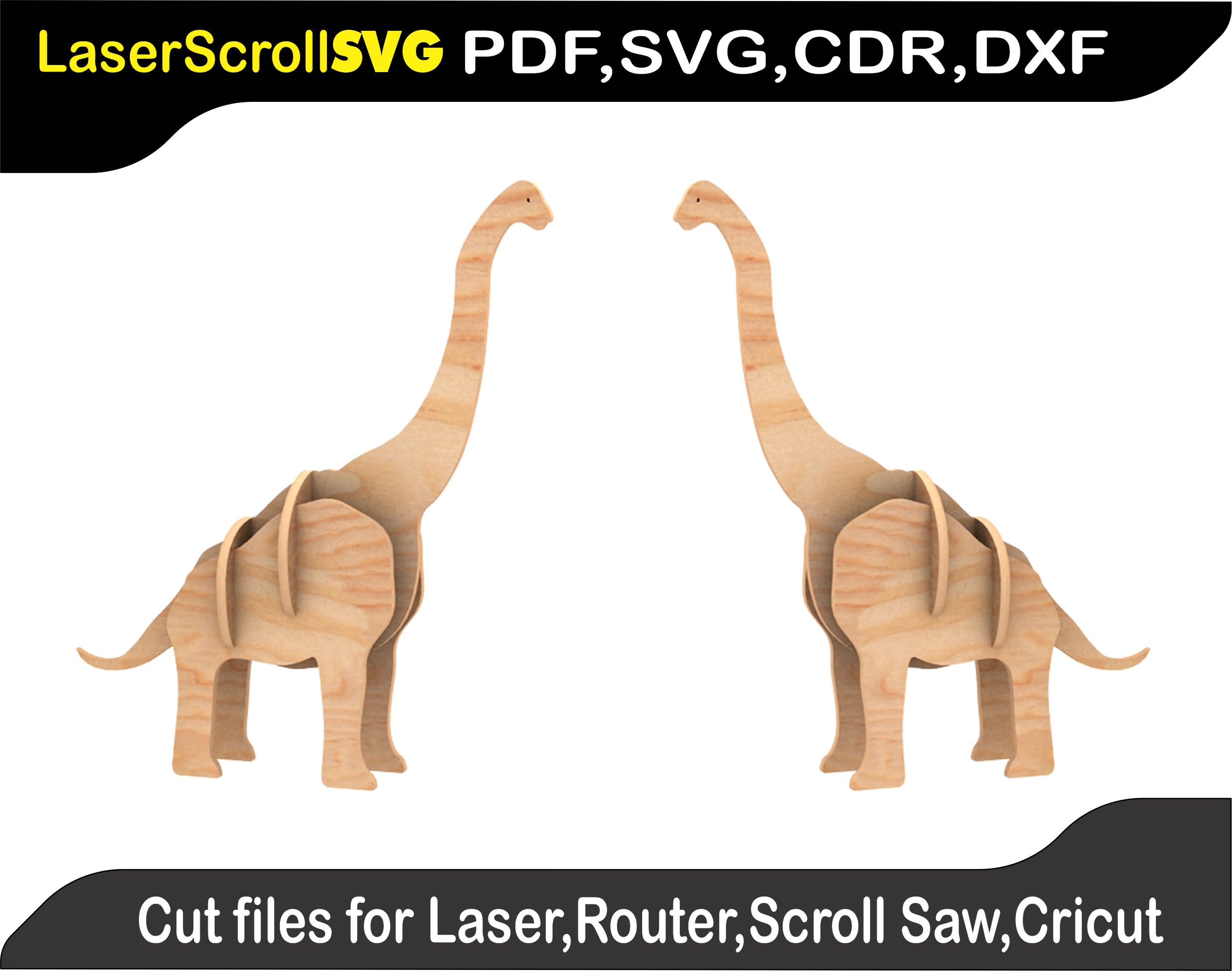 Brachiosaurus Giraffatitan Dinosaur Digital Pattern Template Vector for ...