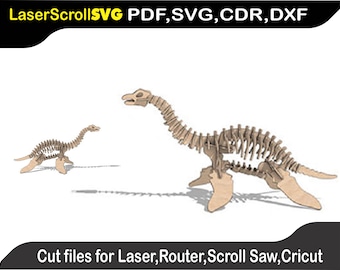 Allosaurus Dinosaur Digital Pattern Template File for Laser - Etsy