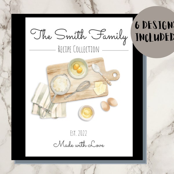 Recipe Template Kit - Etsy