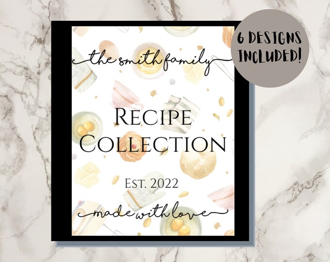 Kids Cookbook, Cookbook Binder, Recipe Binder, Cook Book Template ...