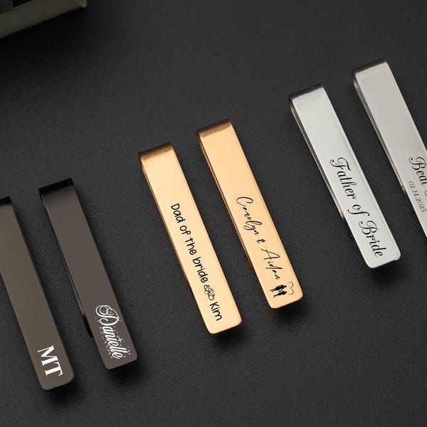 Gold Custom Tie Pin - Etsy